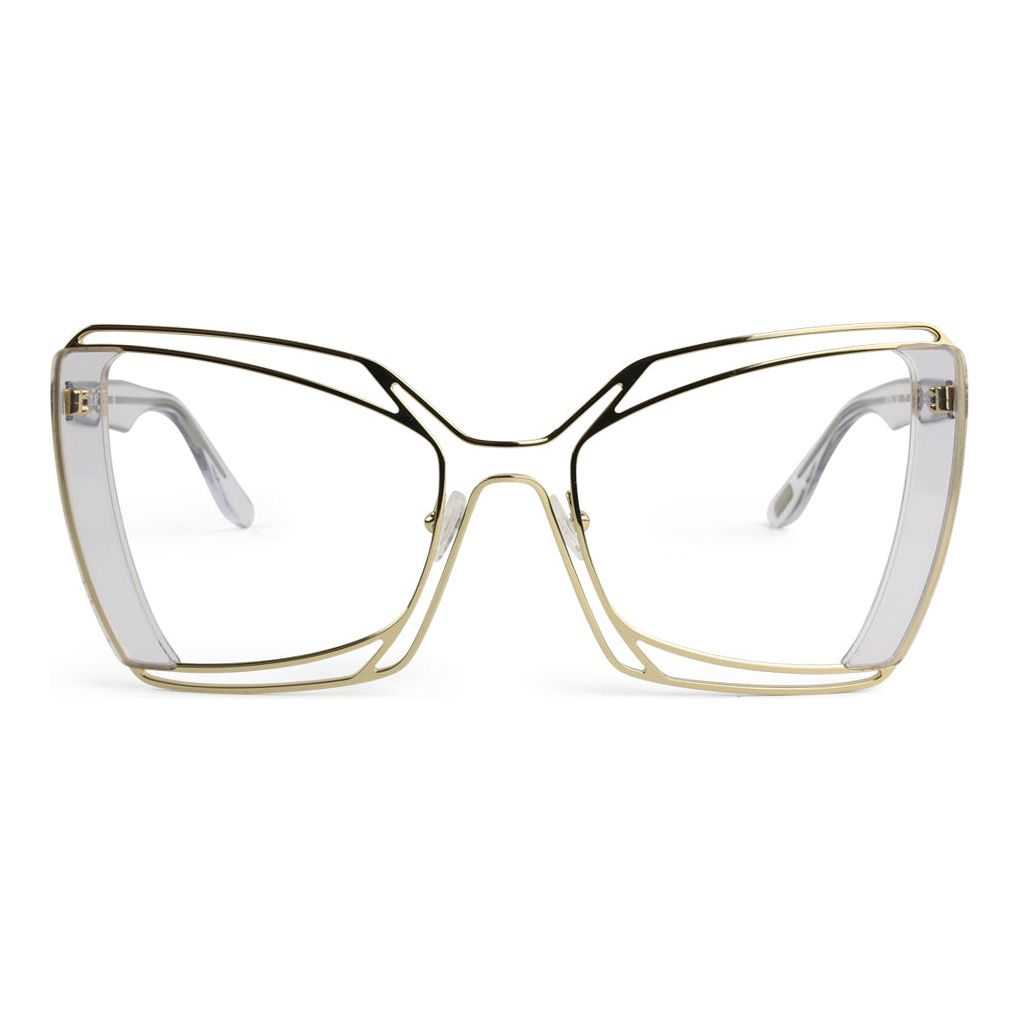 Stylish Butterfly-Shaped Glasses SEE 5413 Eyeglasses - Acetate & Metal ...