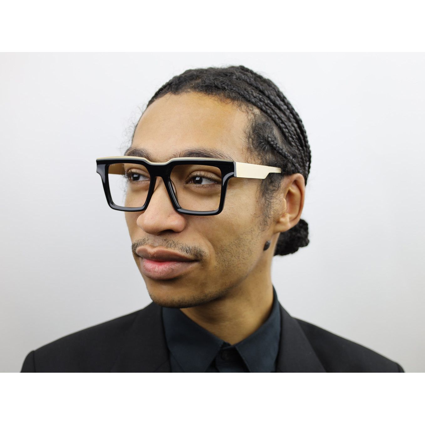 SEE 8175 Eyeglasses - Chic Wide-Fit Metal & Acetate Eyewear